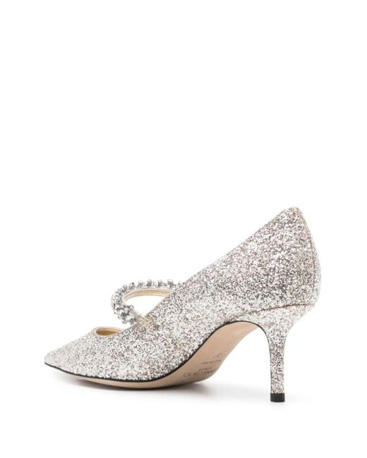 Jimmy Choo 65Mm Bing Pump in White | Lyst