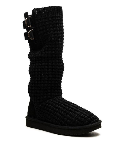 UGG Classic Solene Boots in Black | Lyst