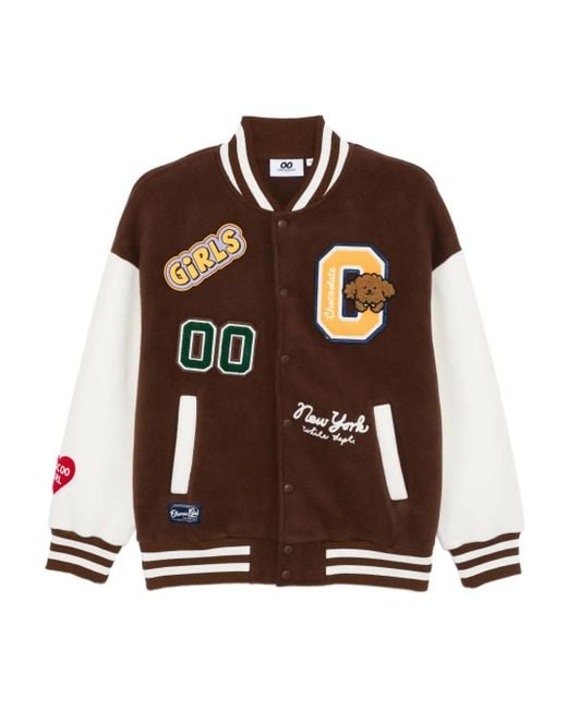 Chocoolate Logo-Embroidered Jacket in Brown | Lyst UK