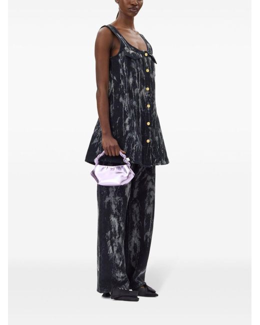 Ganni Mini Bou Tote Bag in Pink | Lyst