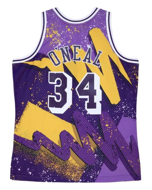 Mitchell & Ness "Nba La Lakers 96 Shaquille O'Neal" Hyper Hoops ...