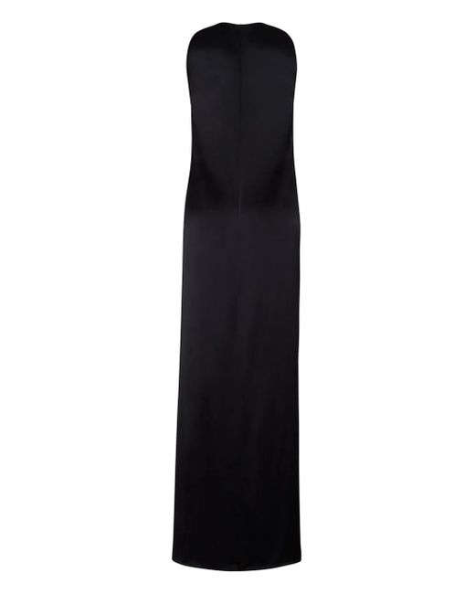 Adam Lippes Selima Maxi Dress in Black | Lyst