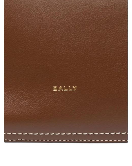 Bally Easy Leather Shoulder Bag in Brown | Lyst UK
