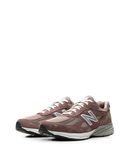 New Balance X Kith 990V4 Sneakers in Brown for Men | Lyst UK
