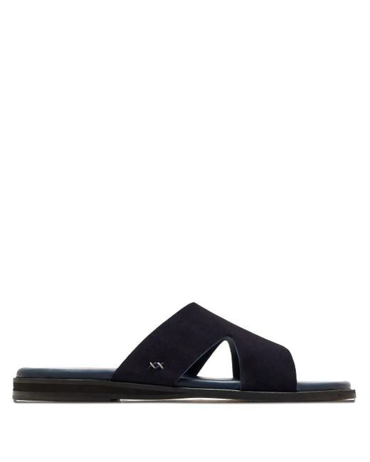 Forsa Criss-Cross Cedric Slides in Black for Men | Lyst UK