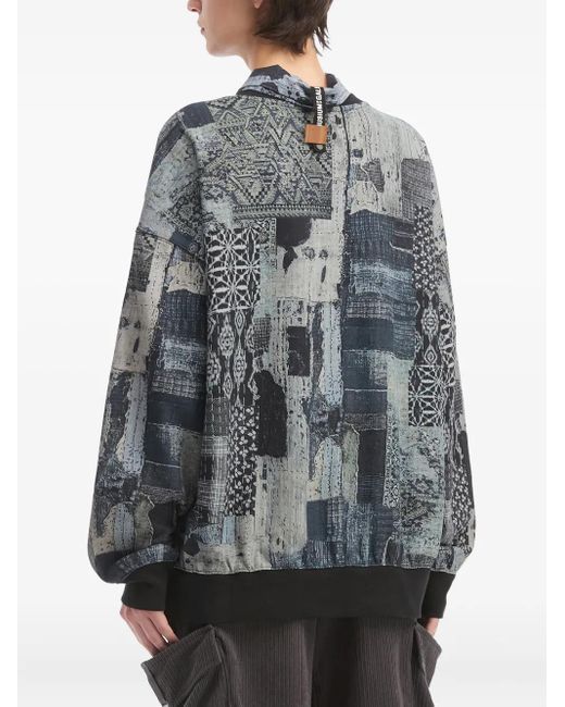 Musium Div. Tie-Detail Sweatshirt in Black for Men | Lyst UK