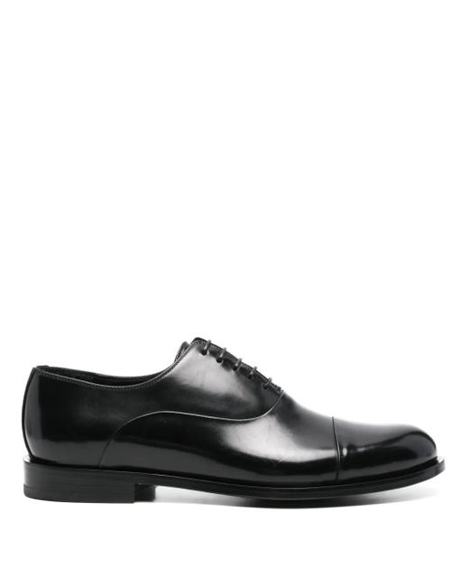 Tagliatore Leather Brogues in Black for Men | Lyst