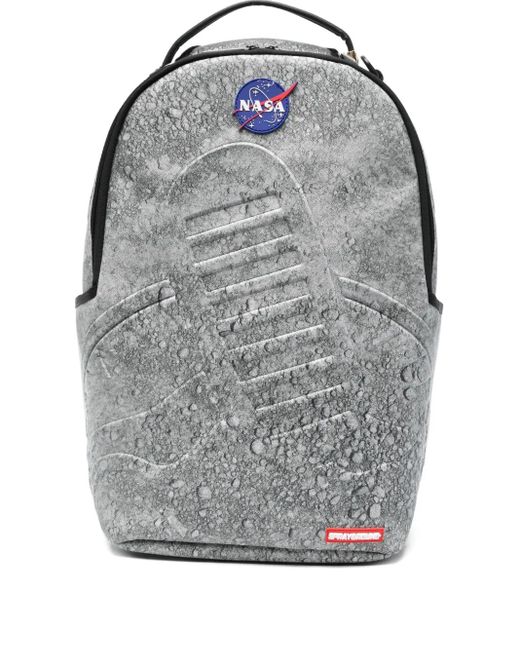 Sprayground X Nasa Step Into The Future Backpack in Grey | Lyst UK
