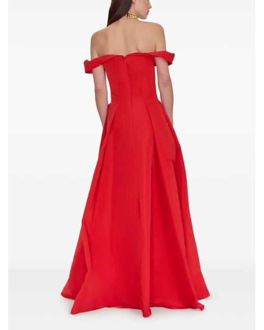 Cult Gaia Ciana Gown Dress in Red | Lyst