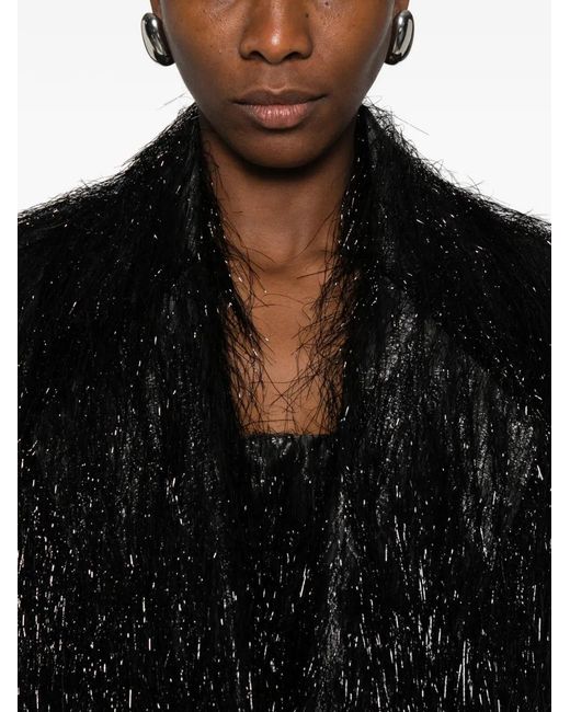 MEDEA Loose-Threads Jacket in Black | Lyst UK