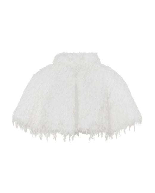 Unreal Fur Faux-Fur Wedding Capelet in White | Lyst