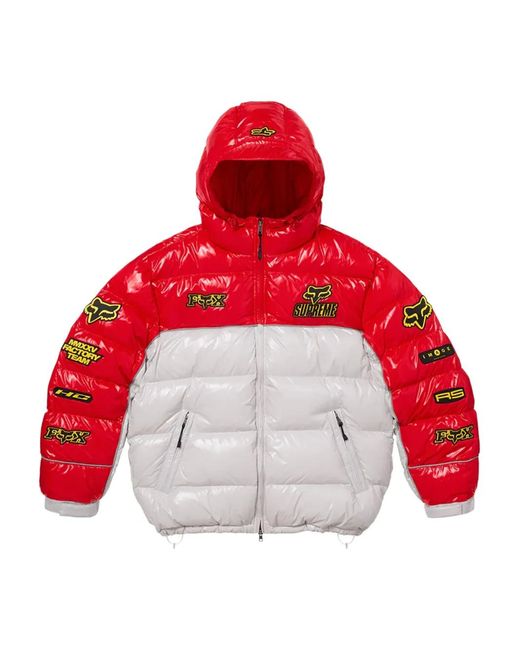 Supreme X Fox Racing Logo-Detailed Jacket in Red for Men | Lyst UK