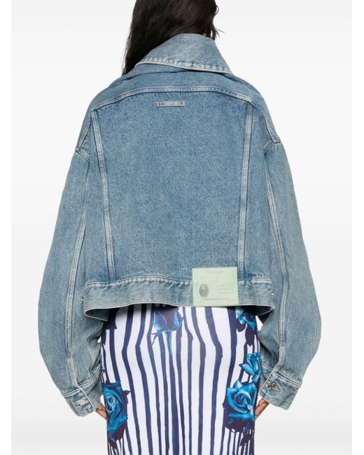 Jean Paul Gaultier Detachable-Panels Denim Jacket in Blue | Lyst
