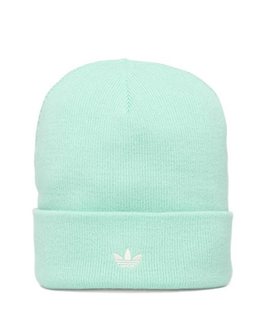 adidas Adicolor Logo Beanie in Green | Lyst UK