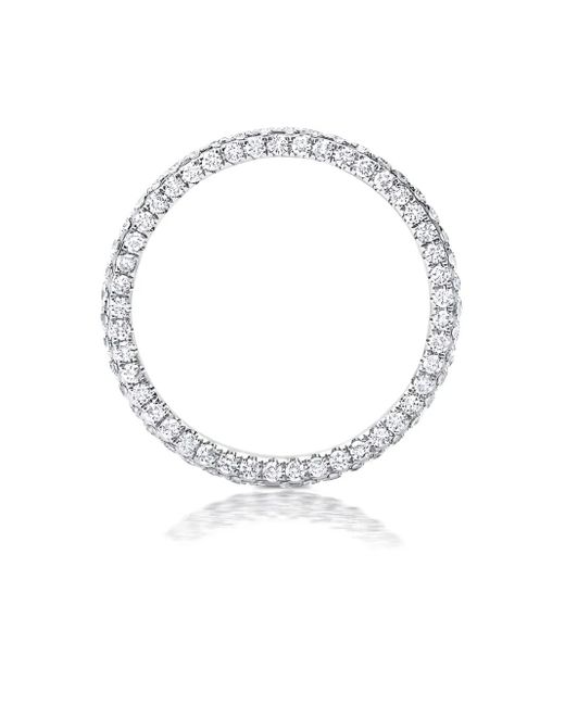 Graziela 18K 3-Sided Diamond Band Rind in Metallic | Lyst UK