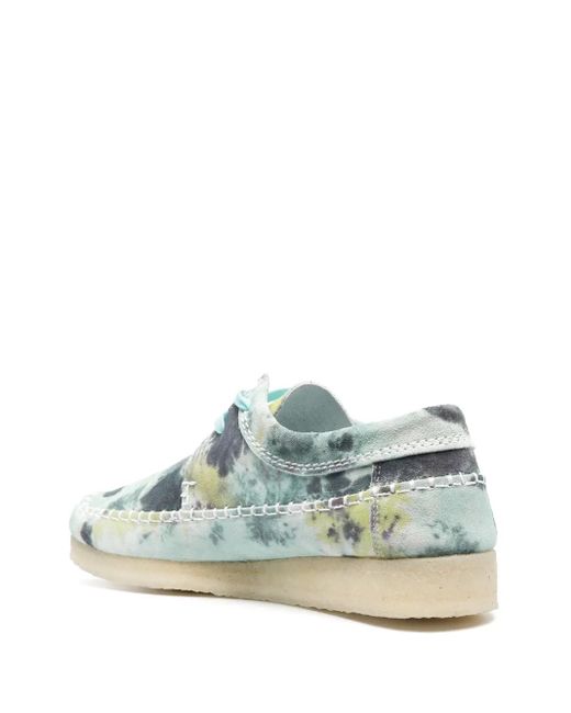 Clarks Lace-Up Low-Top Sneakers in Blue for Men | Lyst