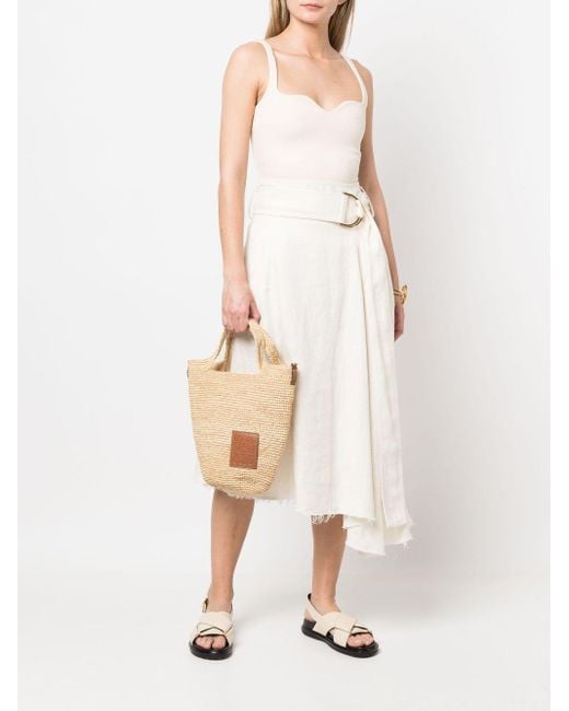 Loewe Woven Tote Bag in Natural | Lyst
