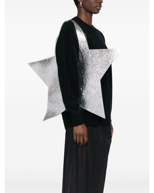 Coperni Star Tote Bag in White | Lyst