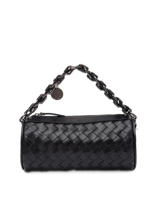 Isla Leather Shoulder Bag in Black | Lyst