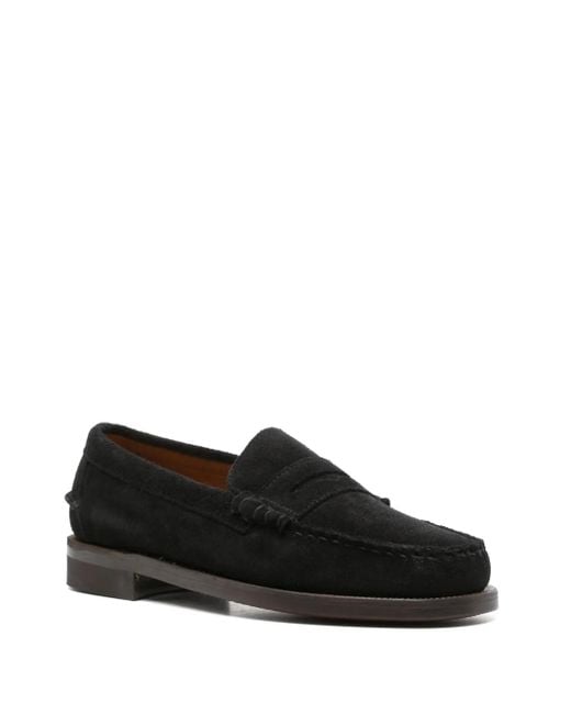 Sebago Classic Dan Suede Loafers in Black for Men | Lyst