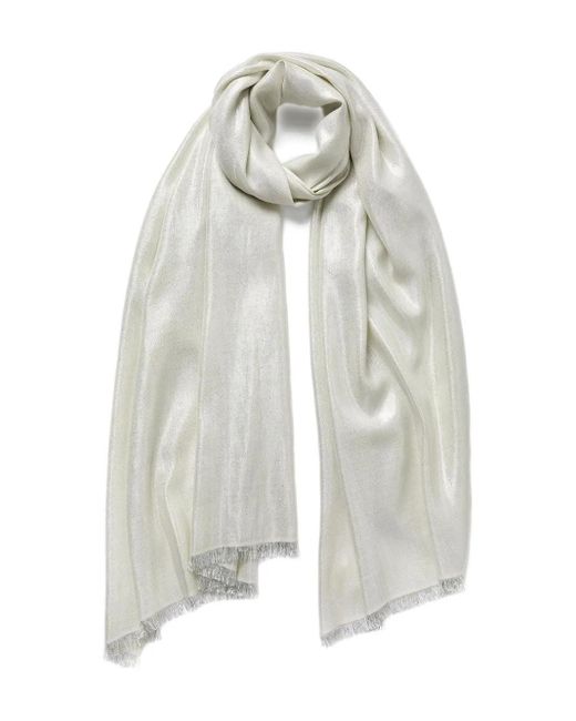 Jane Carr The Mercury Scarf in White | Lyst UK