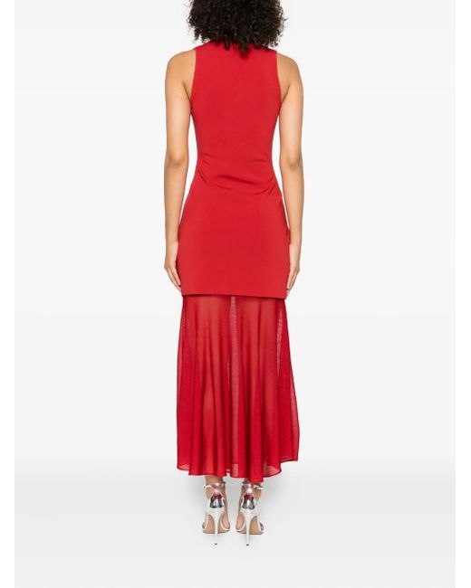Jonathan Simkhai Xena Maxi Dress in Red | Lyst UK