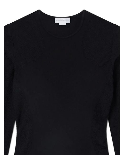 Stella McCartney Miracle Long-Sleeve Dress in Black | Lyst