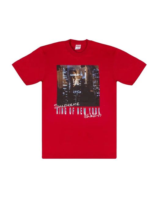 Supreme King New York T-Shirt in Red for Men | Lyst UK