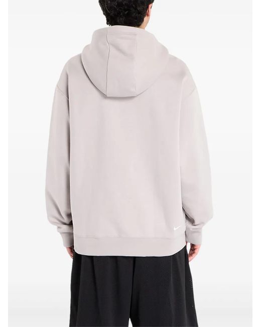 Nike Triangle-Logo Hoodie in White for Men | Lyst