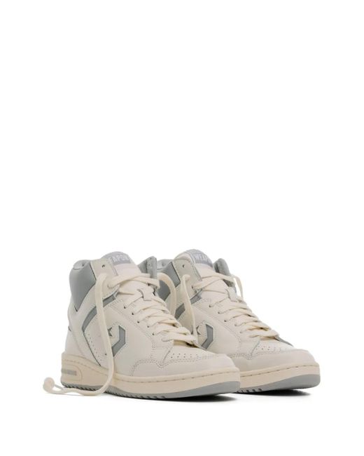 Converse Weapon Hi Leather Sneakers in White for Men | Lyst