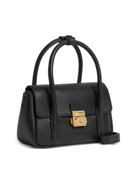 Coccinelle Mini Top-Handle Tote Bag in Black | Lyst