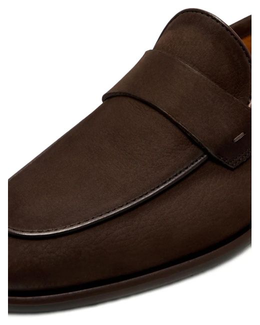 Magnanni Penny Leather Loafers in Brown for Men | Lyst UK
