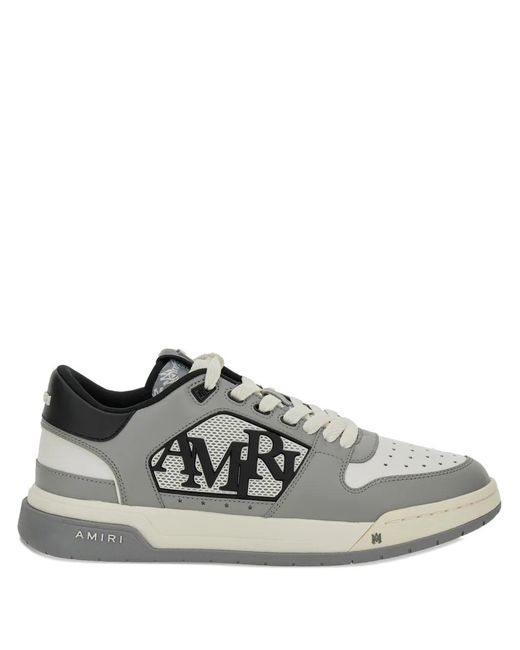 Amiri Classic Low Perforated Sneakers in Grey for Men | Lyst UK