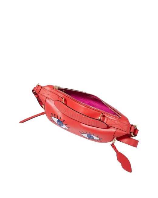 Lancel Origami Cross Body Bag in Red | Lyst UK