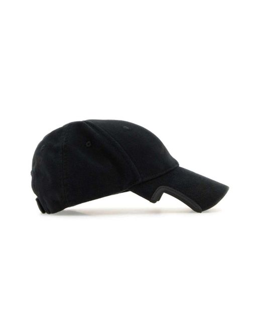 Balenciaga 3B Stencil Baseball Cap in Black | Lyst