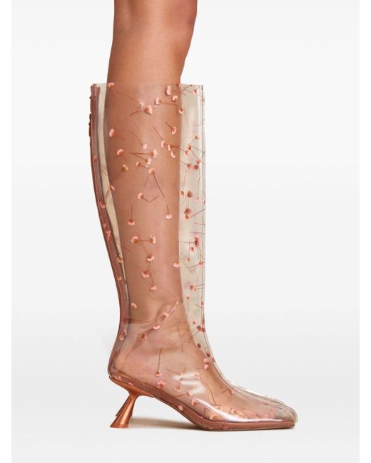 Cult Gaia 50Mm Wren Boots in Brown | Lyst