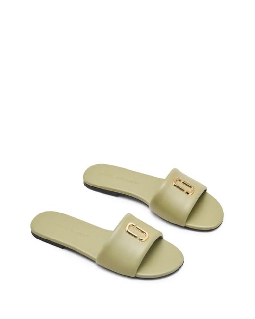 Marc Jacobs The Snapshot Slides in Green | Lyst