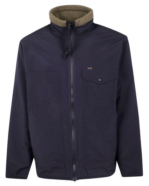 Filson "Reversible Pile Fleece Ripstop" Jacket in Blue for Men | Lyst