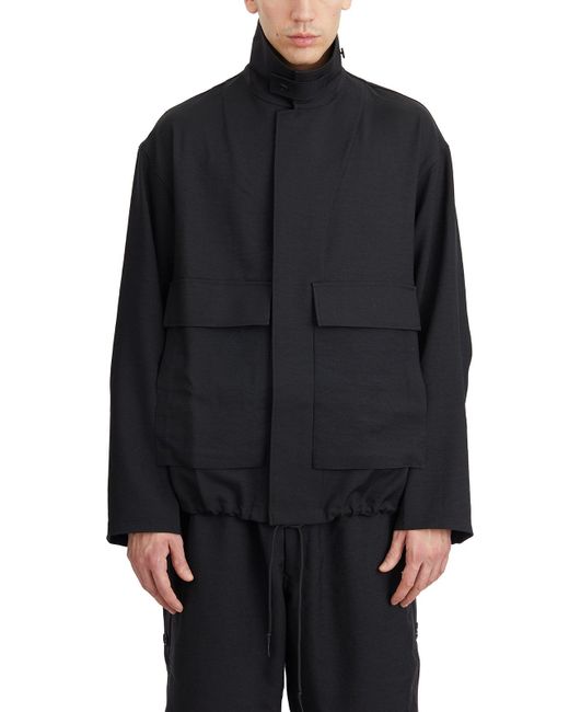 Y-3 Graphic Logo Coach Jacket For in Blue for Men | Lyst