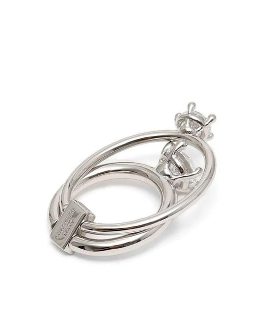 Panconesi "Diamanti Solar" Ring in White | Lyst UK