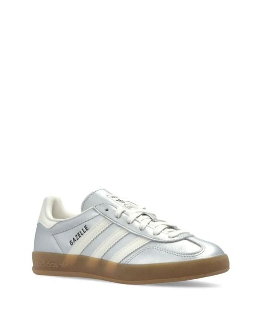 adidas Originals Gazelle Indoor in White | Lyst UK