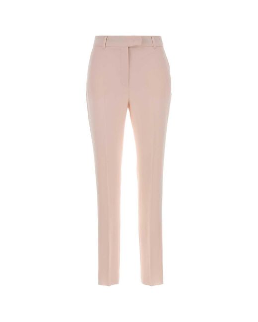 Max Mara Pastel Pink Crepe Jerta Pant | Lyst