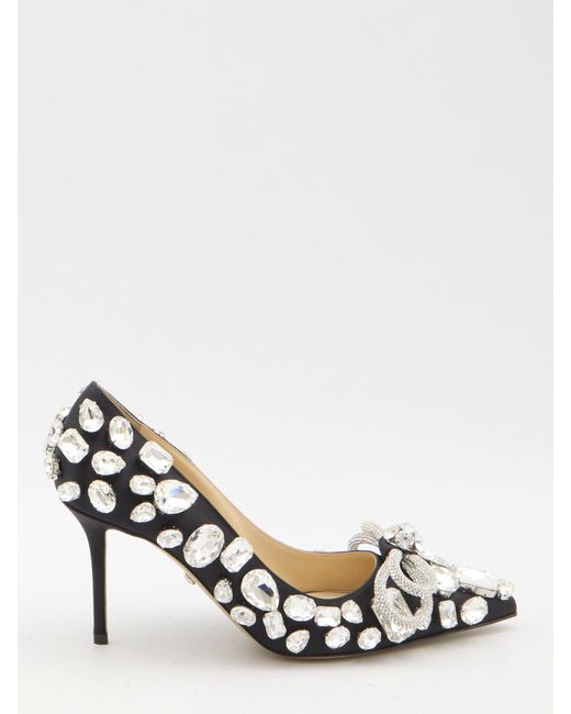 Mach & Mach Double Bow Pumps in White | Lyst