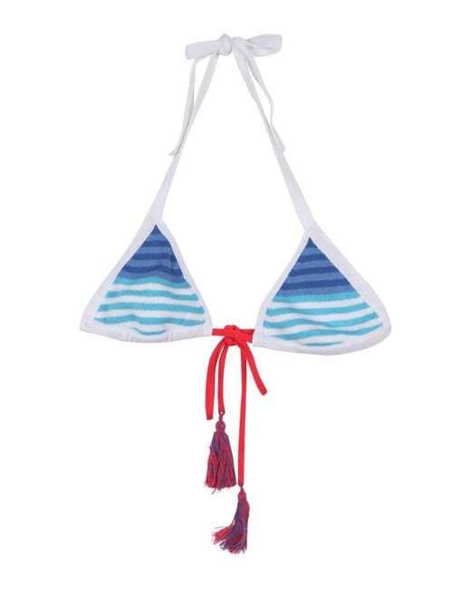 Gallo Micro Triangle Top in Blue | Lyst