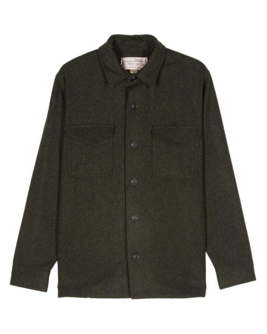 Filson Wool Shirt Jacket in Green for Men | Lyst
