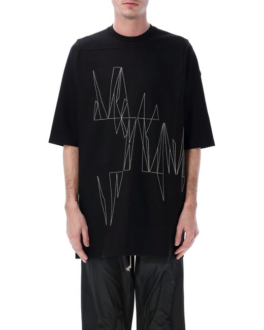 Moncler Moncler + Rick Owens Jumbo T-Shirt in Black for Men | Lyst UK