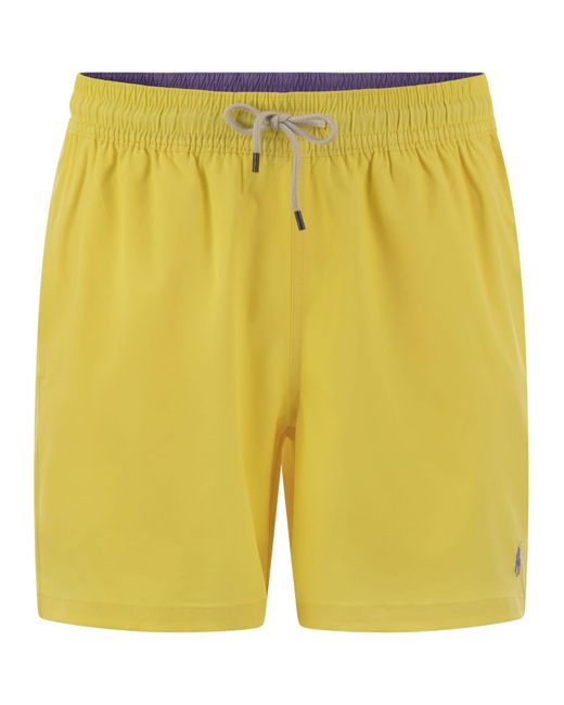 Polo Ralph Lauren Beach Boxers in Yellow for Men | Lyst UK