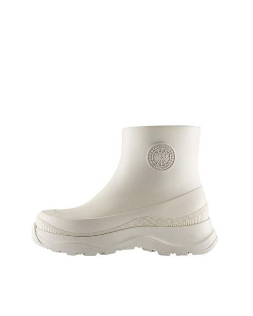 Canada Goose Vancouver Rain Boot in White for Men | Lyst