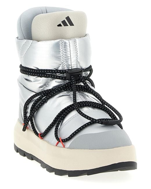 adidas Originals 'Ace' Adidas X Moonboot Ankle Boots in Metallic | Lyst UK
