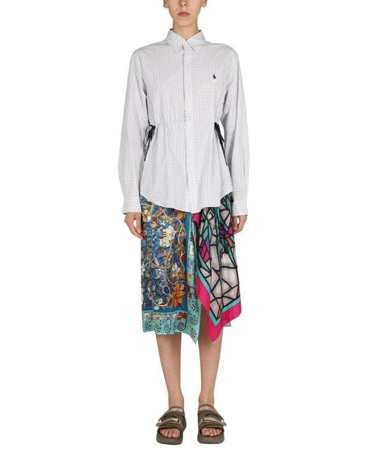 Polo Ralph Lauren Remade Ralph Lauren Dress in White | Lyst UK